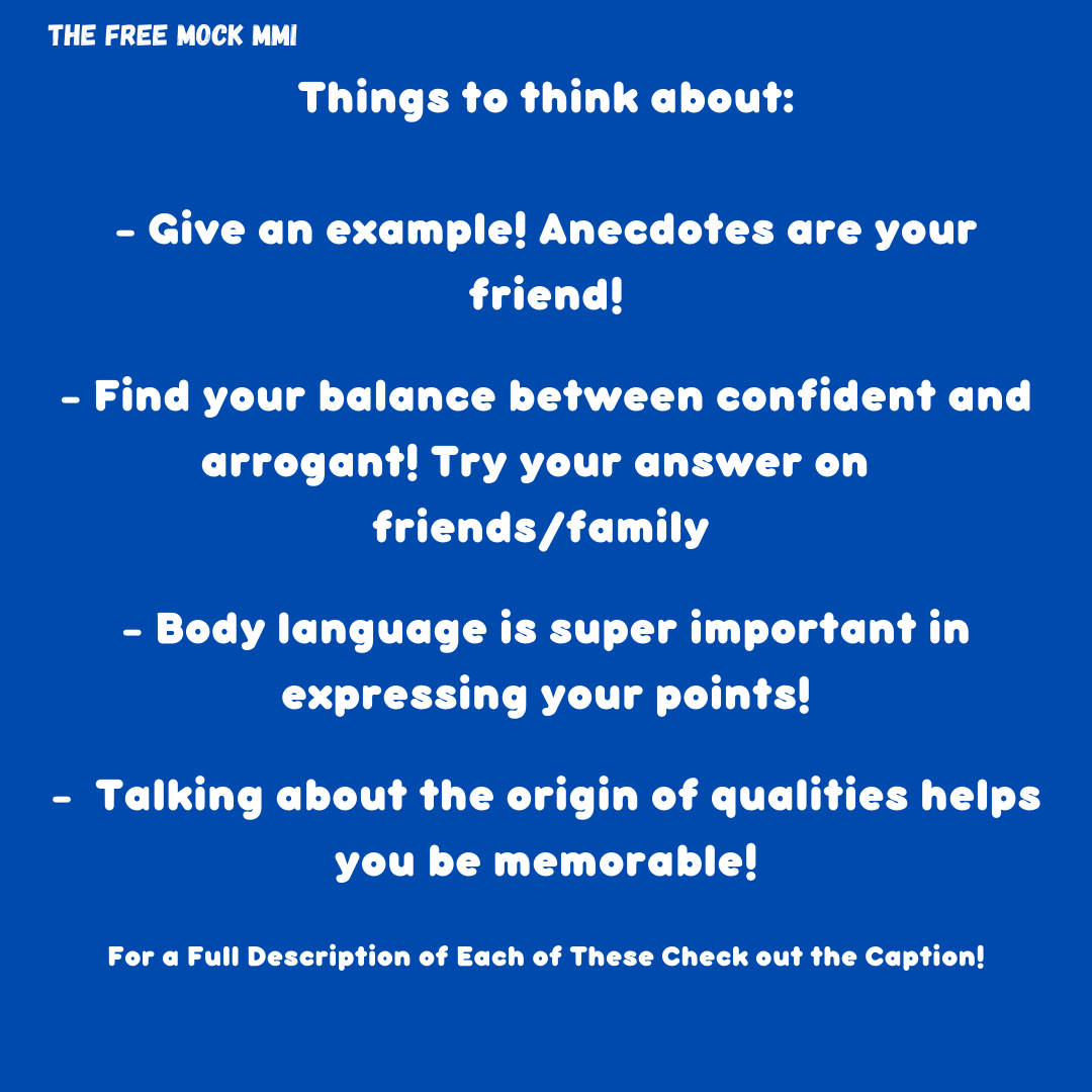 IG: Practice Question Series – The Free Mock MMI