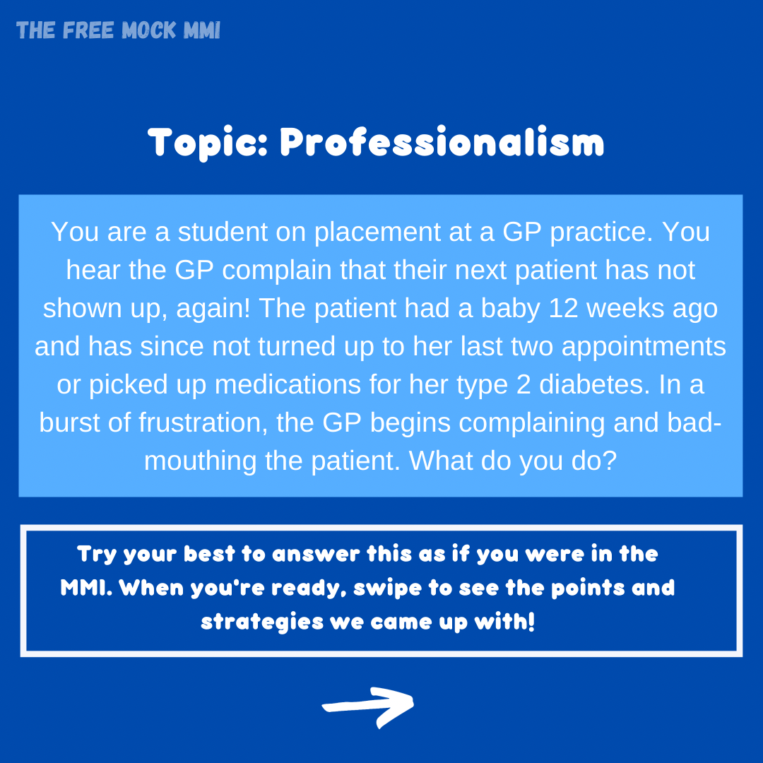 IG: Practice Question Series – The Free Mock MMI